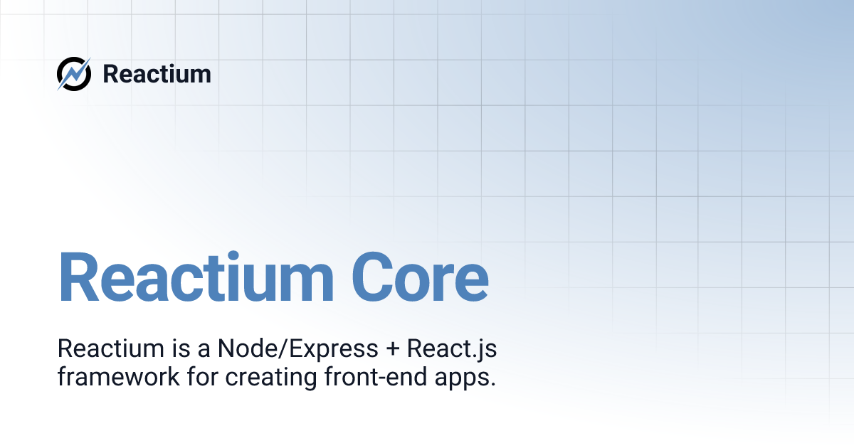 Reactium Core | Reactium